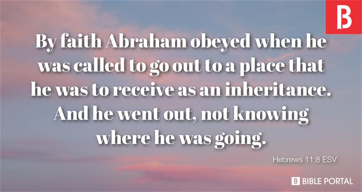 OBEDIENCE OF ABRAHAM - MORNING TEA DEVOTIONAL INC.